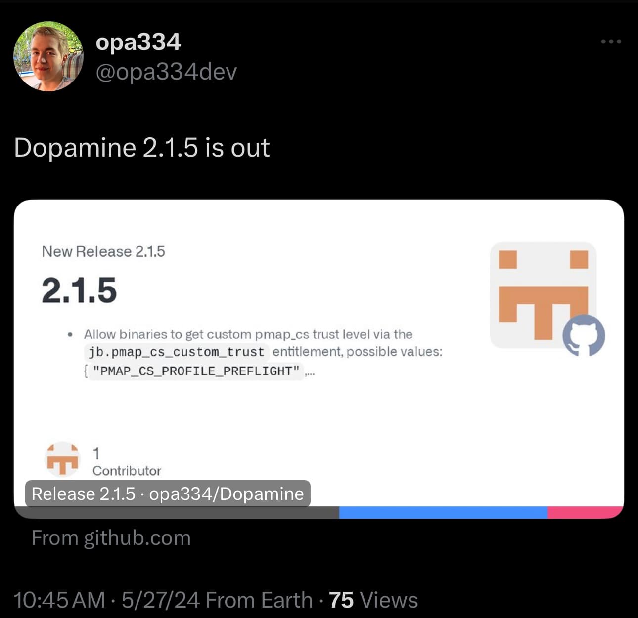 Dopamine jailbreak v2.1.5 released with additional bug fixes ...